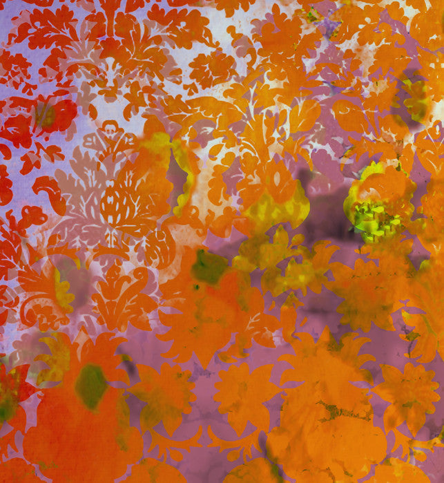 Fabric - Colour Crash - Saffron Damask